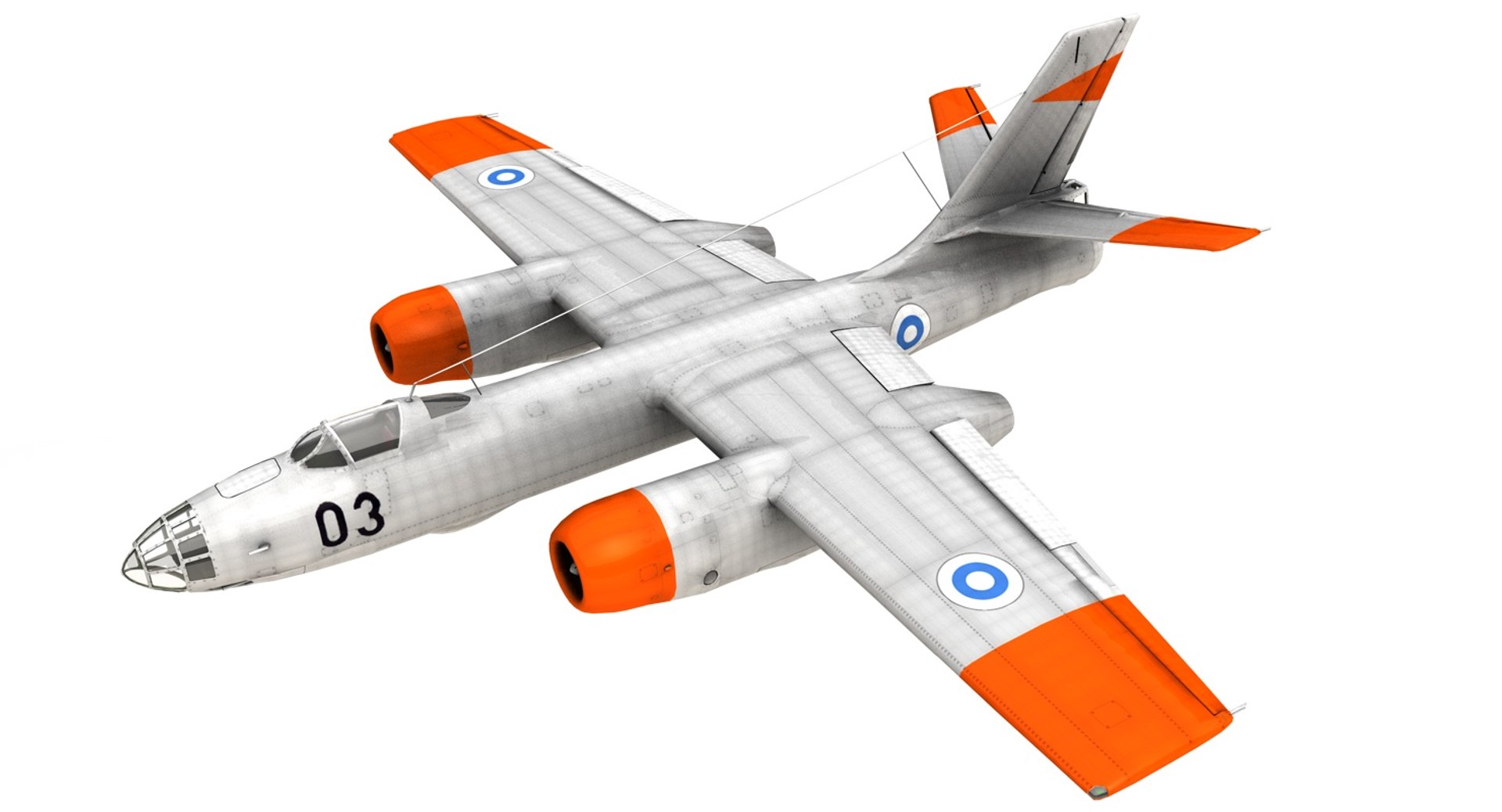 Ilyushin Il-28 Beagle Bomber 3D Model - TurboSquid 1174586