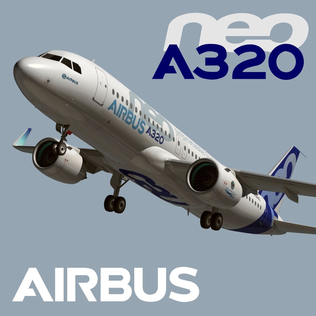 Airbus A320 Neo Air 3d Model