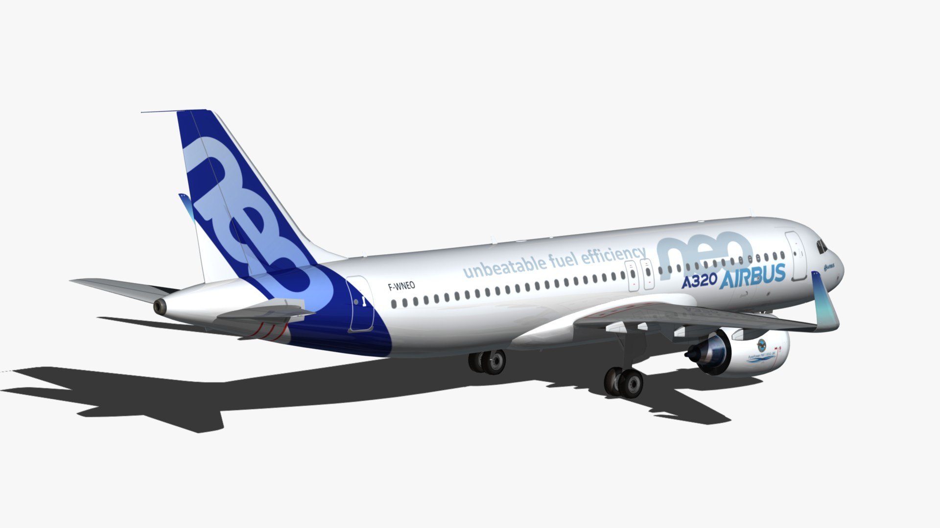 Airbus A320 Neo Air 3d Model