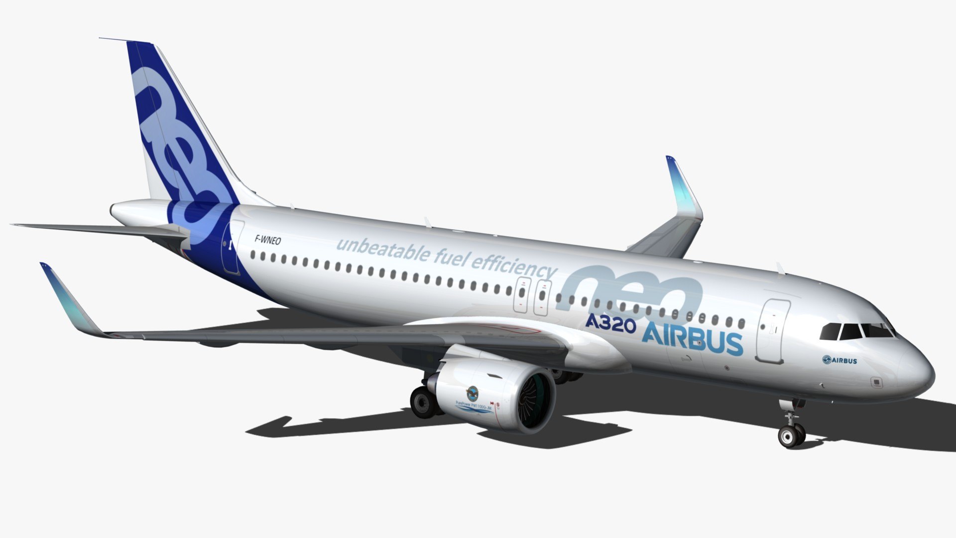 Airbus A320 Neo Air 3d Model