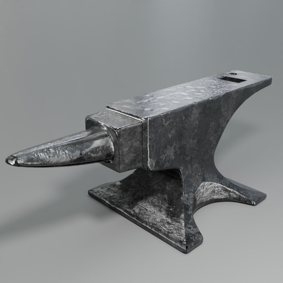 Weathered anvil 3D model - TurboSquid 1491319