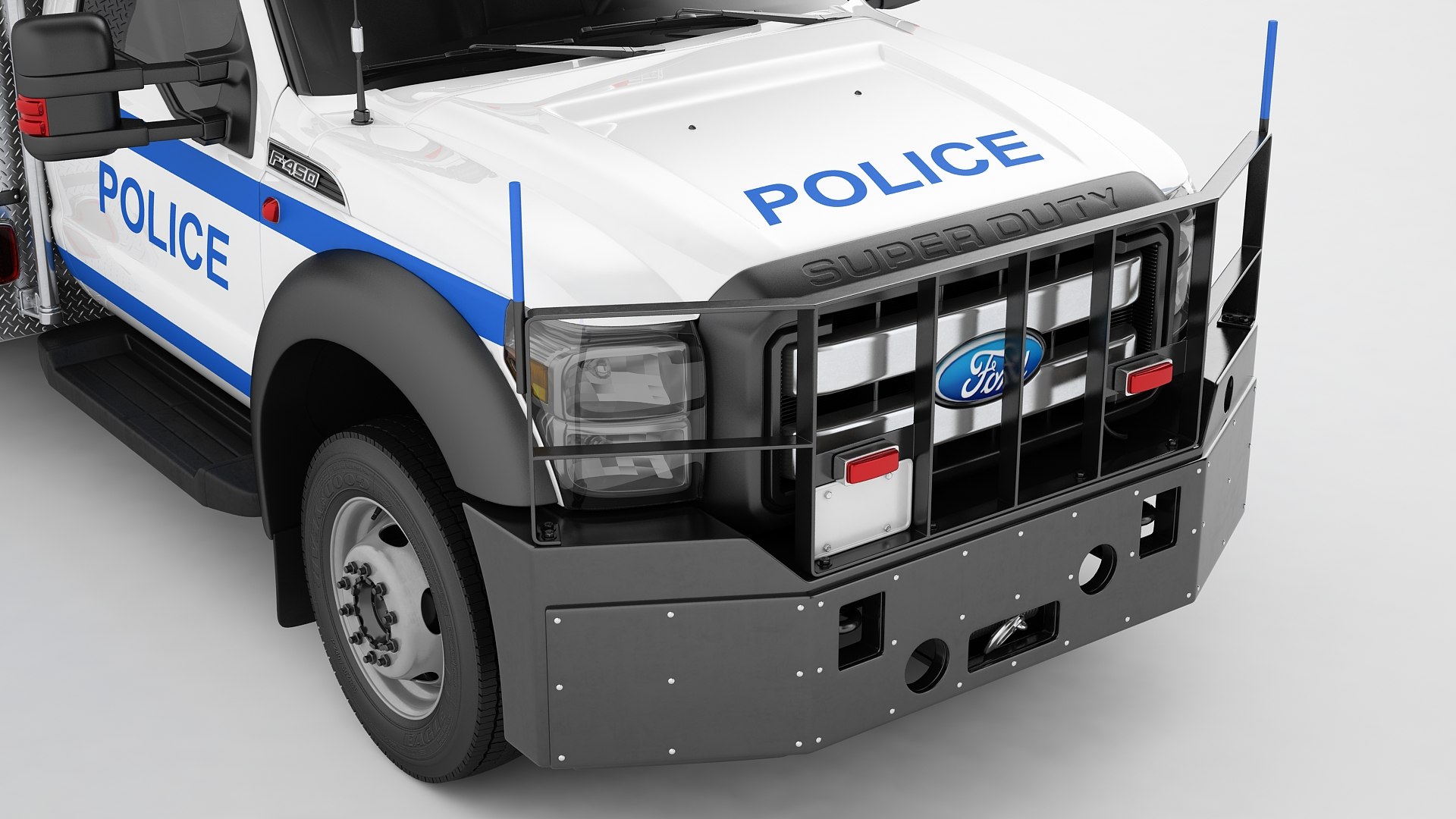 3D f450 2012 police - TurboSquid 1661190