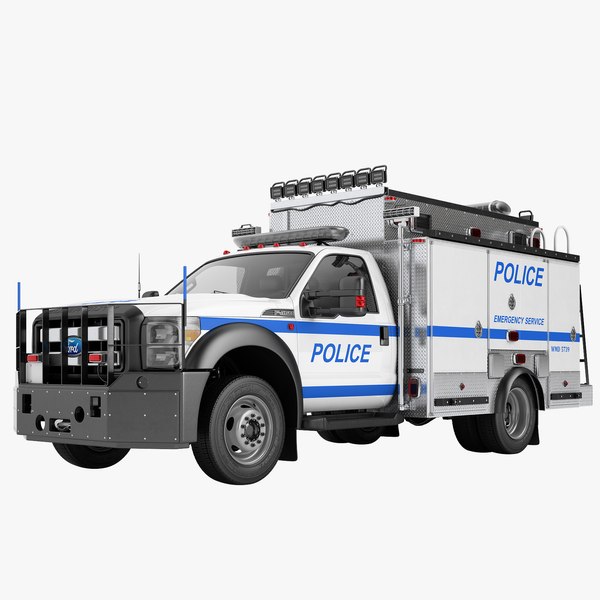 3D f450 2012 police - TurboSquid 1661190
