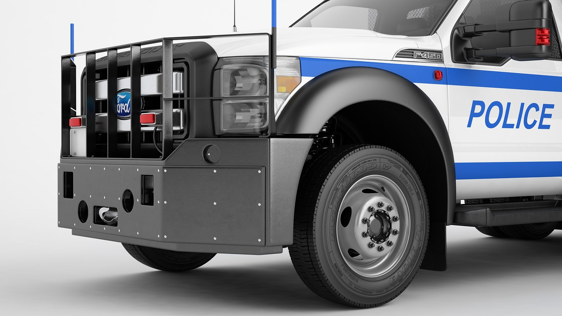 3D f450 2012 police - TurboSquid 1661190