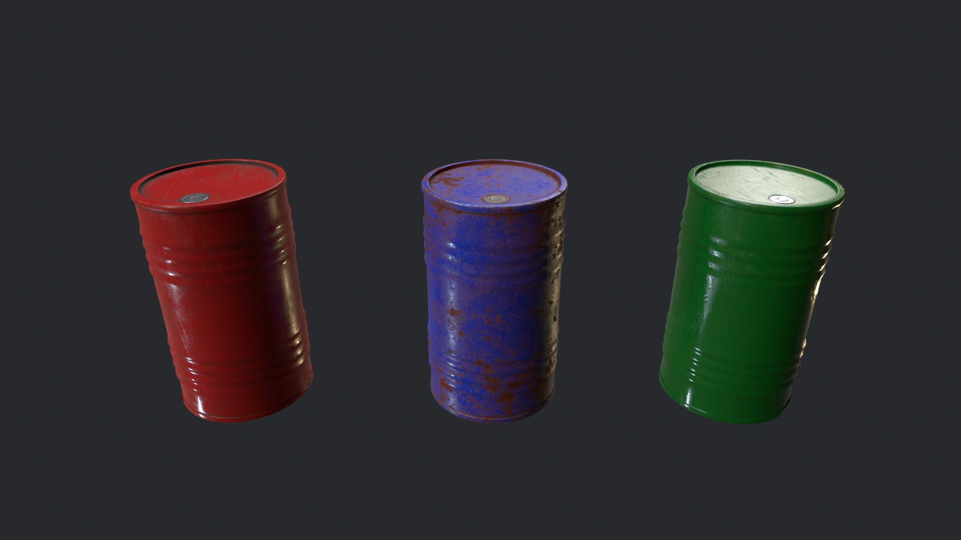 Barrel Pack 01 3D Model - TurboSquid 2018392