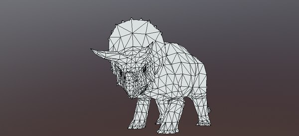 modelo 3d Triceratops low poly - TurboSquid 1291307