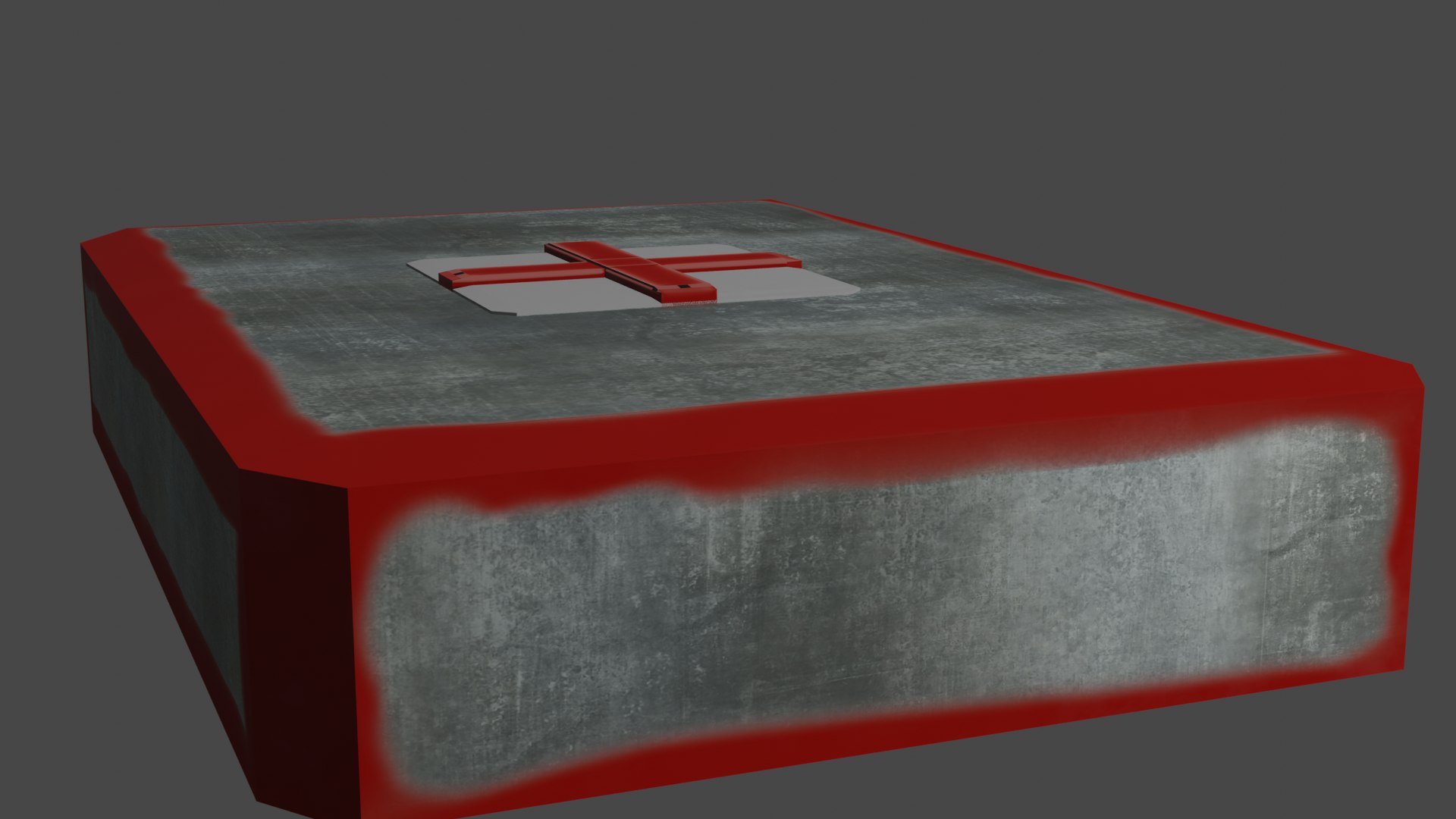 3D Basic Metal Health Pack Made In Blender And 3dCoatTextura Model ...