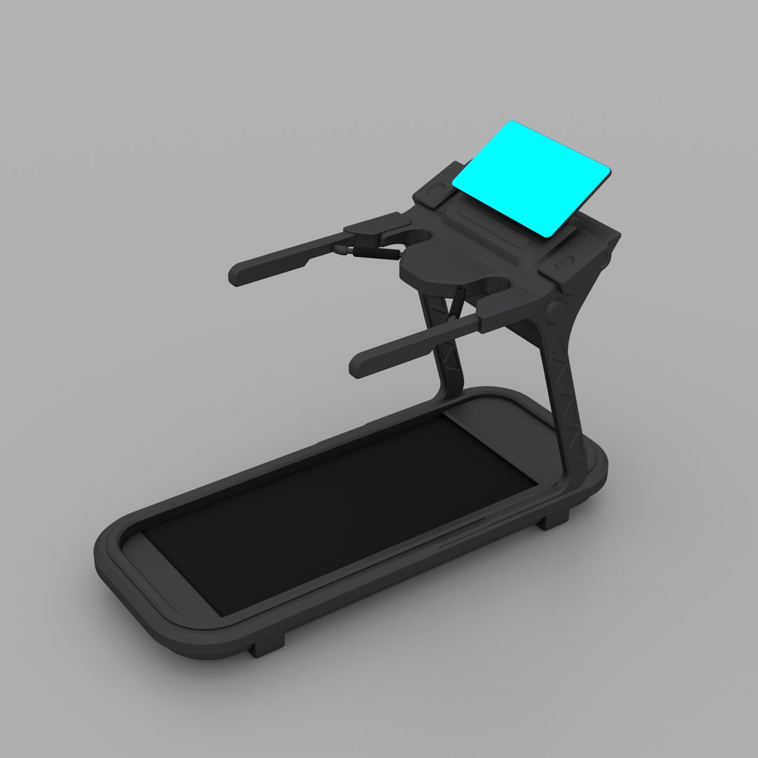 Treadmill Exercise Machine 3D Model - TurboSquid 2089253