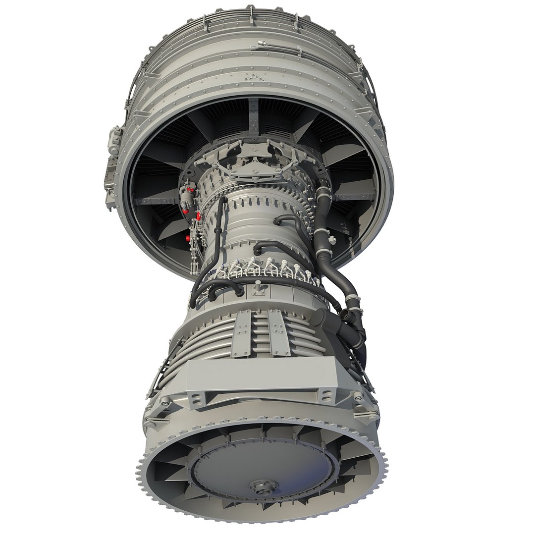 3ds cfm56 turbofan aircraft engine