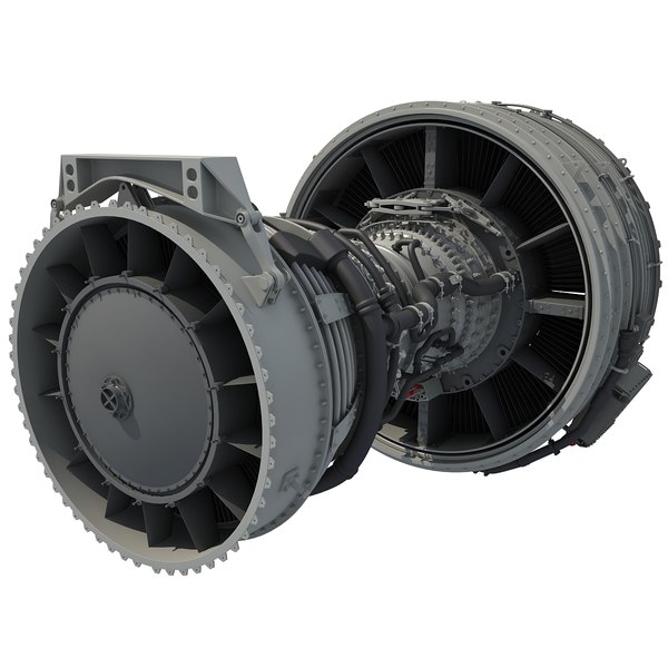 3ds cfm56 turbofan aircraft engine
