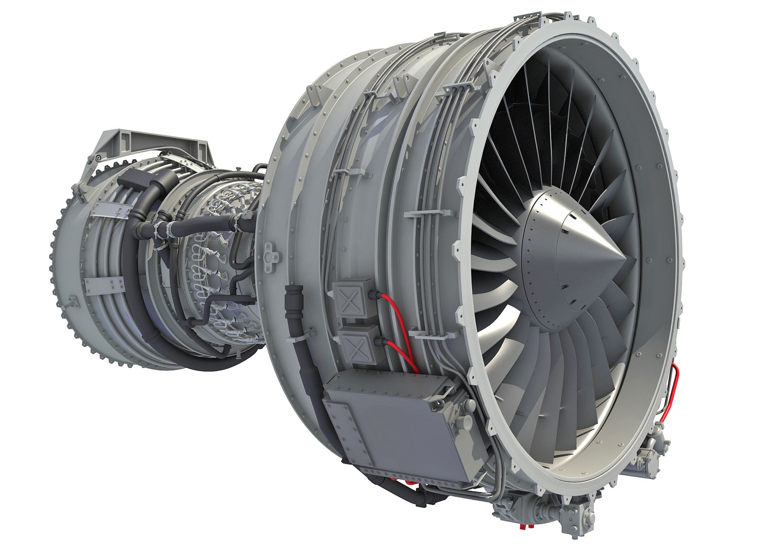 3ds Cfm56 Turbofan Aircraft Engine
