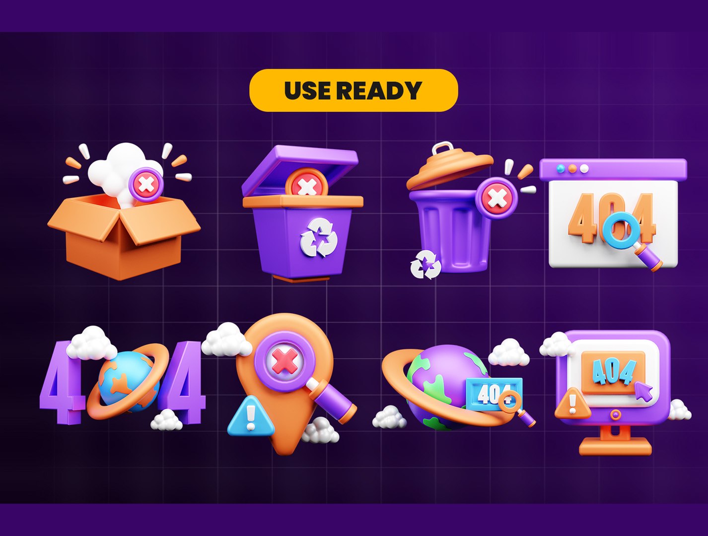 3D Empty State 3d Ui Icon Pack - TurboSquid 2249794