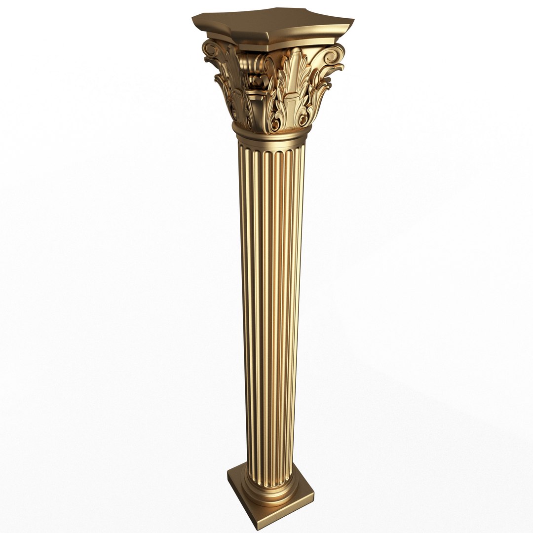 Column Capital 0203 3D Model - TurboSquid 1959516