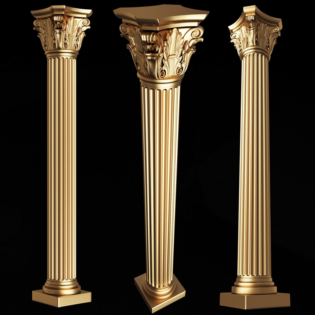 Column Capital 0203 3D Model - TurboSquid 1959516