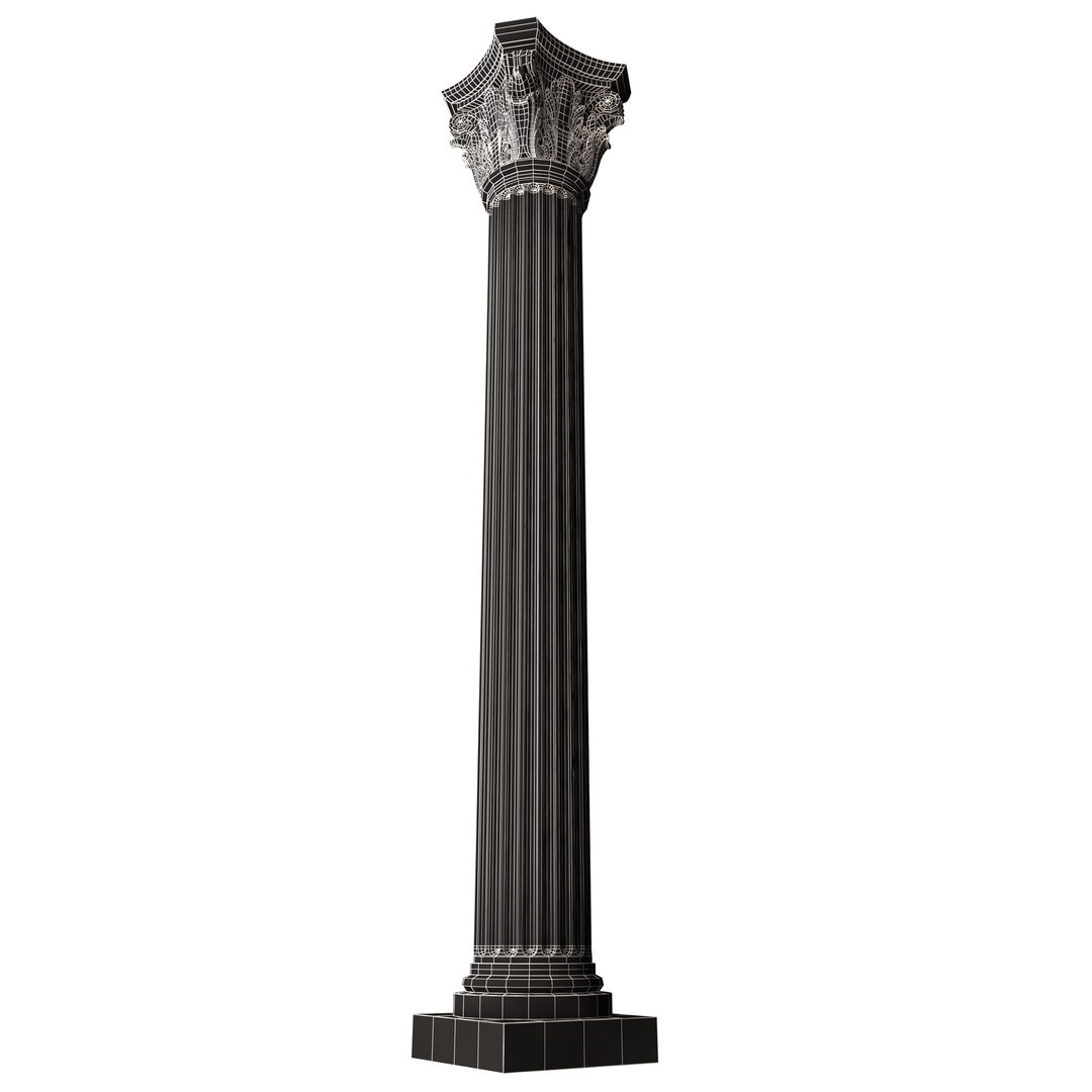 Column Capital 0203 3D Model - TurboSquid 1959516