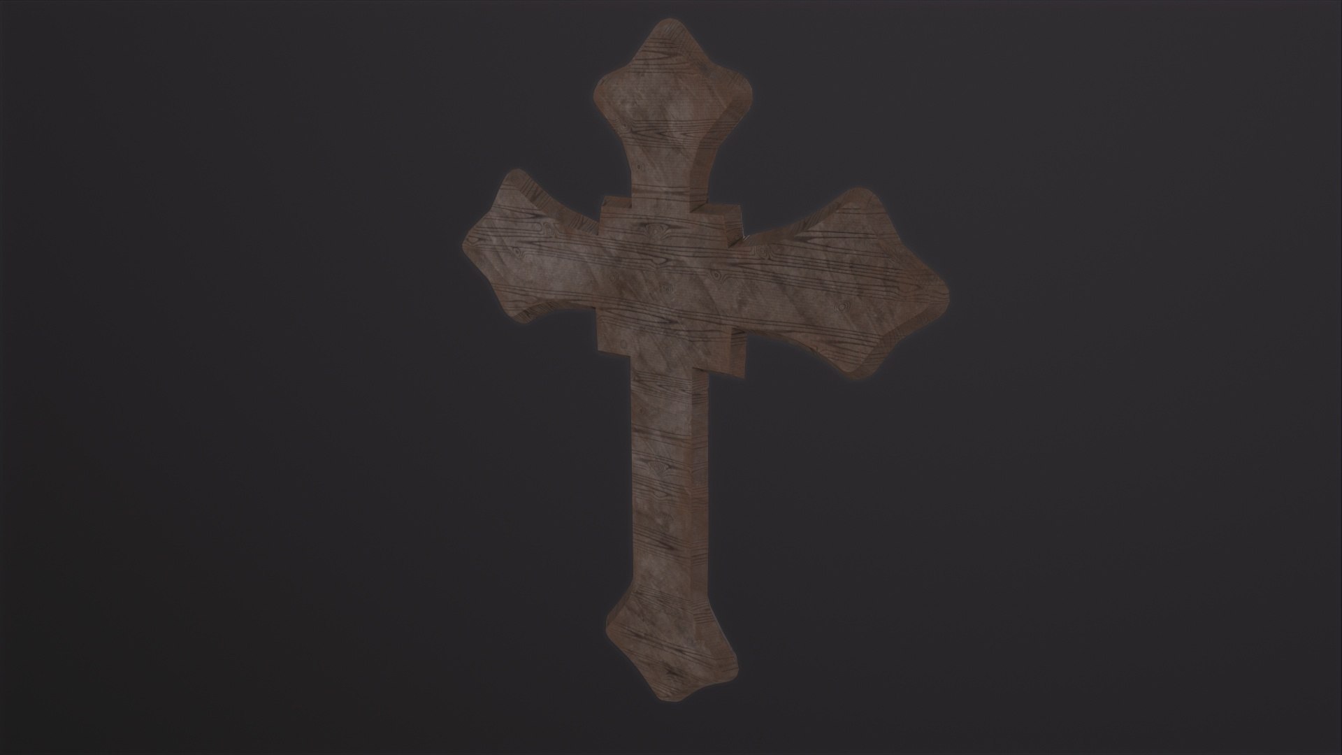 3D Wooden Cross - TurboSquid 2097648