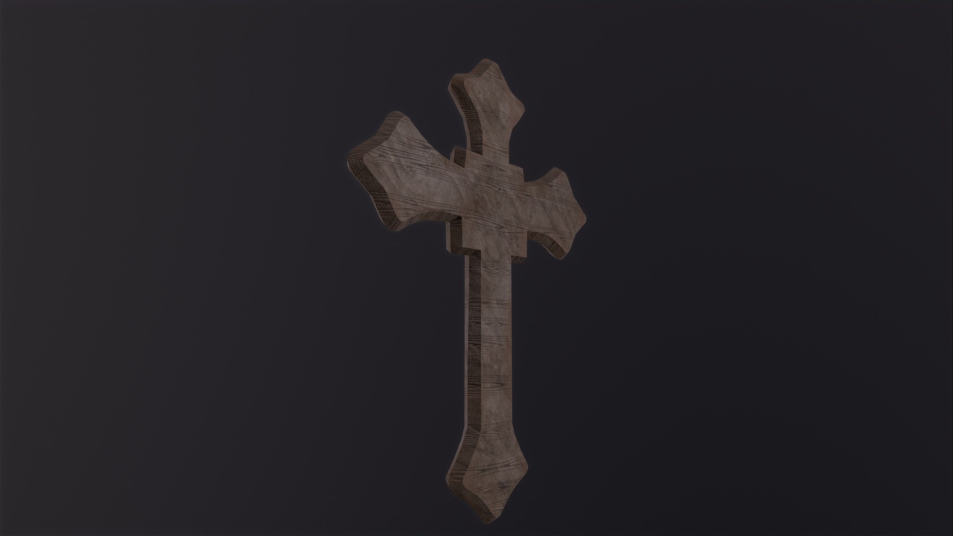 3D Wooden Cross - TurboSquid 2097648