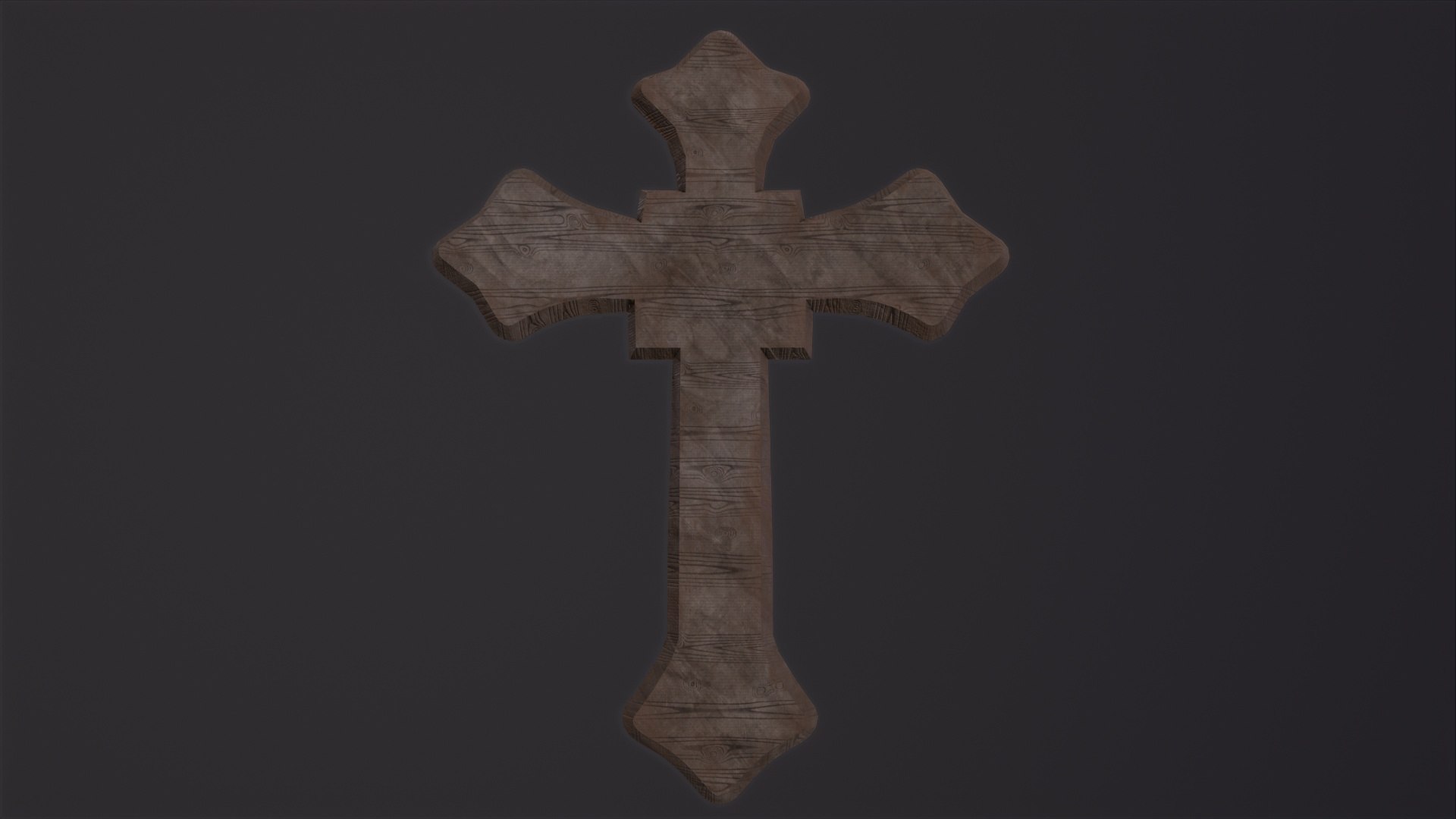 3D Wooden Cross - TurboSquid 2097648