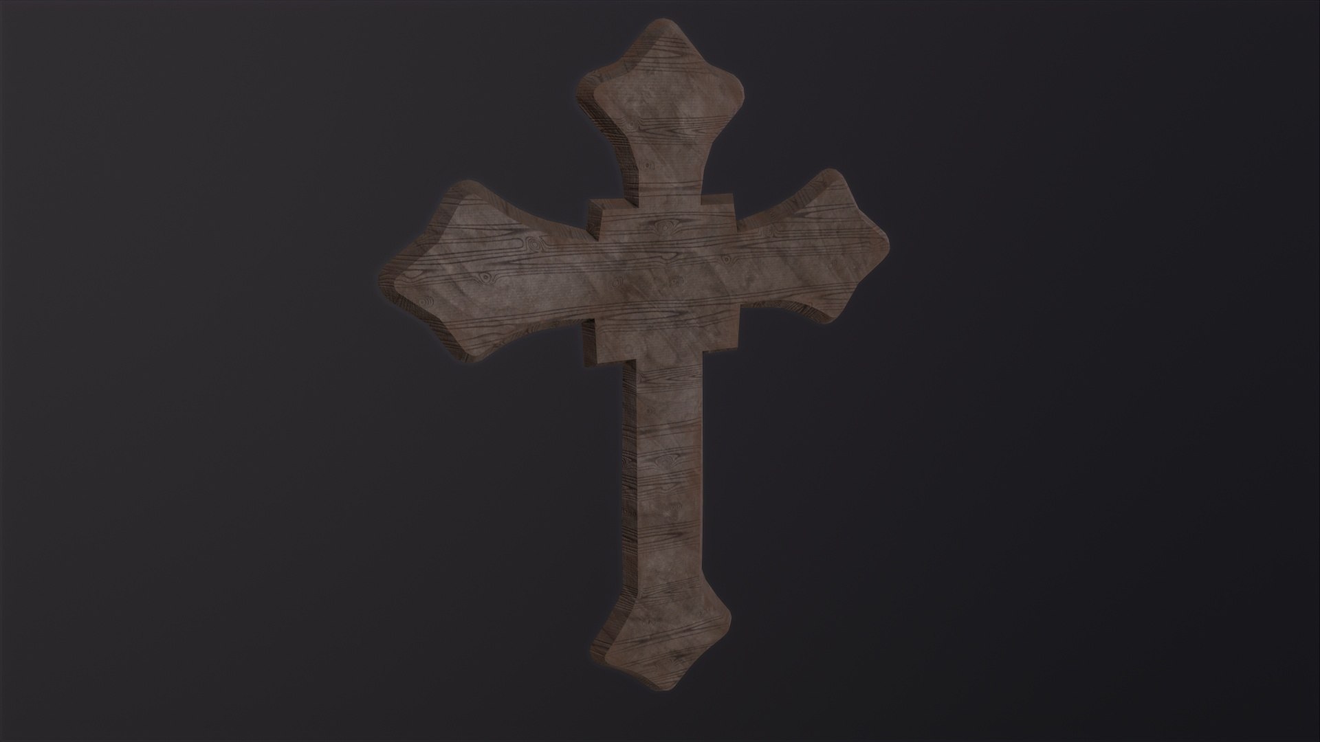 3D Wooden Cross - TurboSquid 2097648