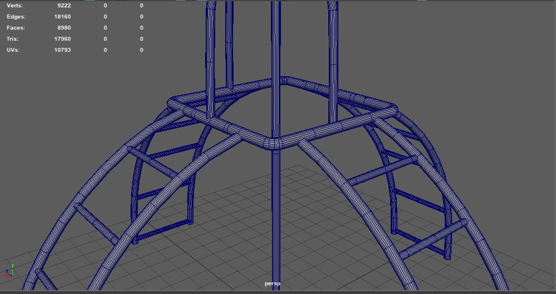 3D Model Playground Monkey Bars 3D Model - TurboSquid 2340486