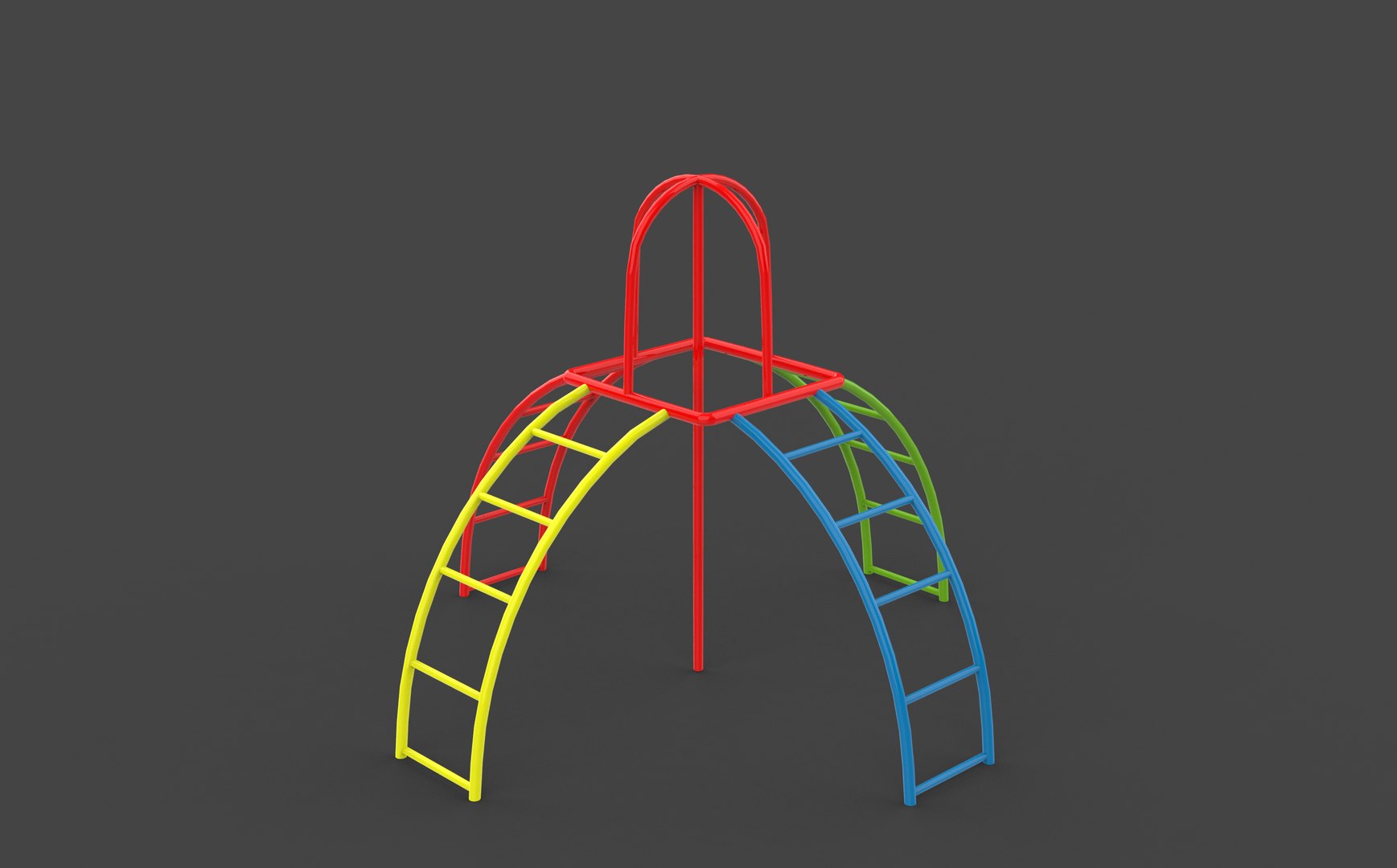 3D Model Playground Monkey Bars 3D Model - TurboSquid 2340486