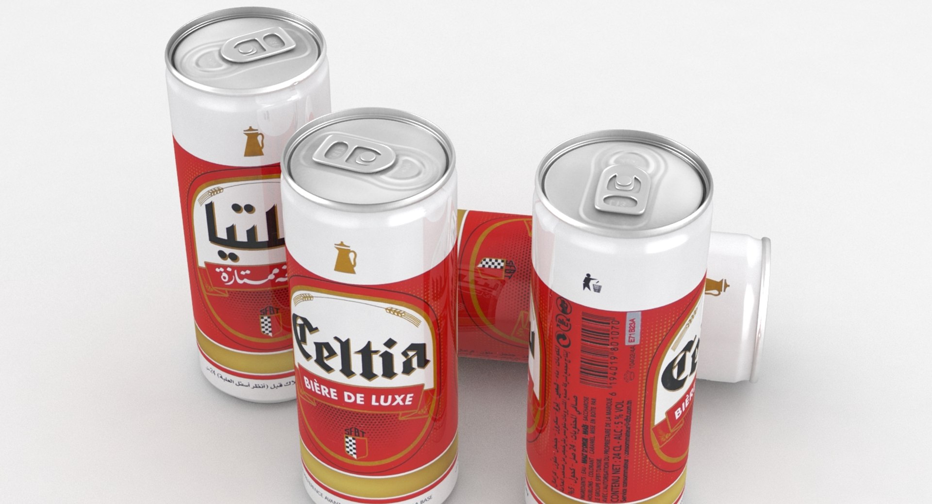 Beer celtia 3D model - TurboSquid 1212375