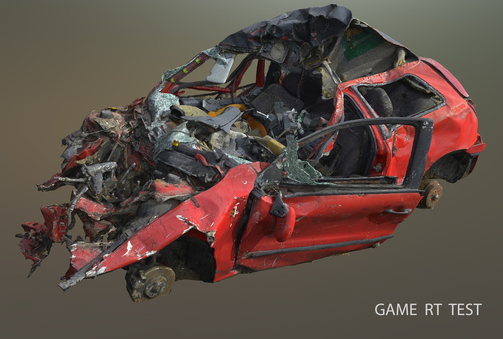 Car Wreck 16k Model - TurboSquid 1391190