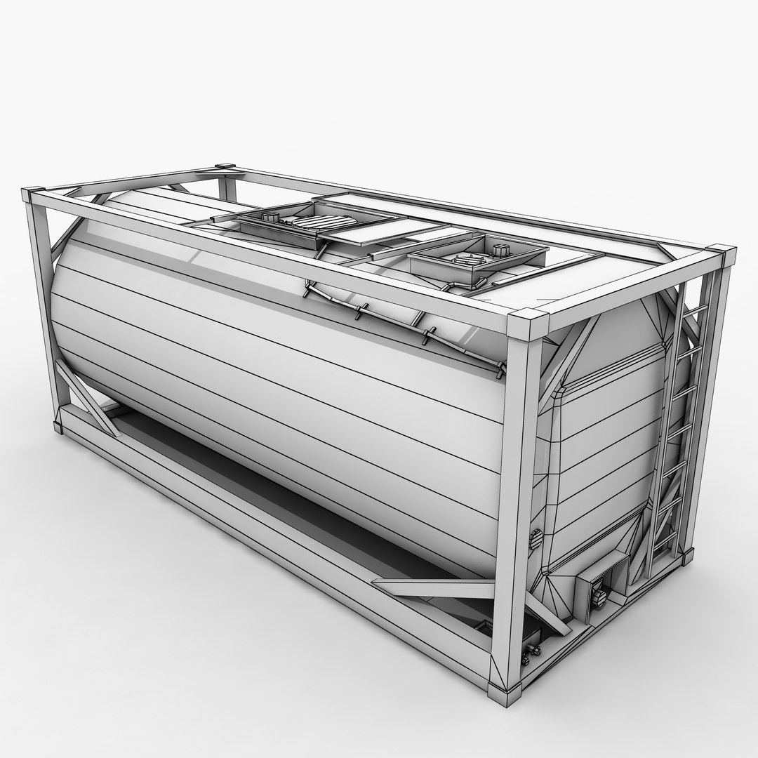 Tank Container 3D - TurboSquid 1224125