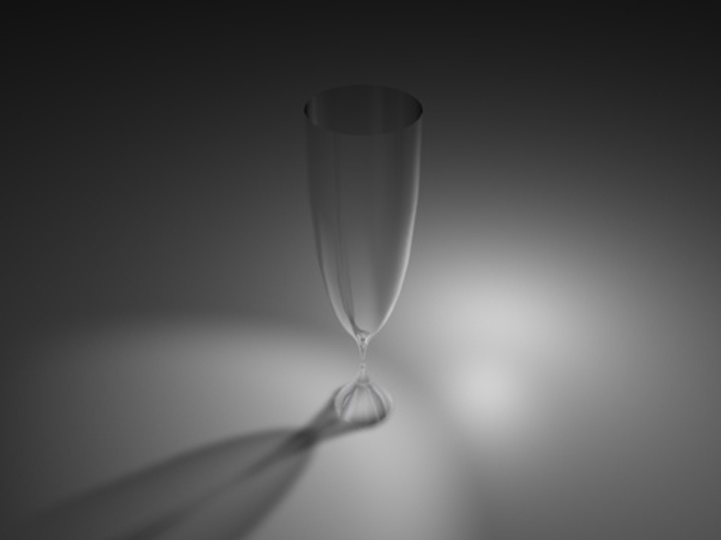 3d Champagne Glass Model