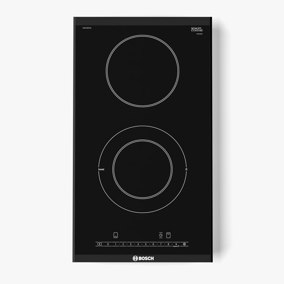 3D Bosch Induction Hob Model - TurboSquid 1189007