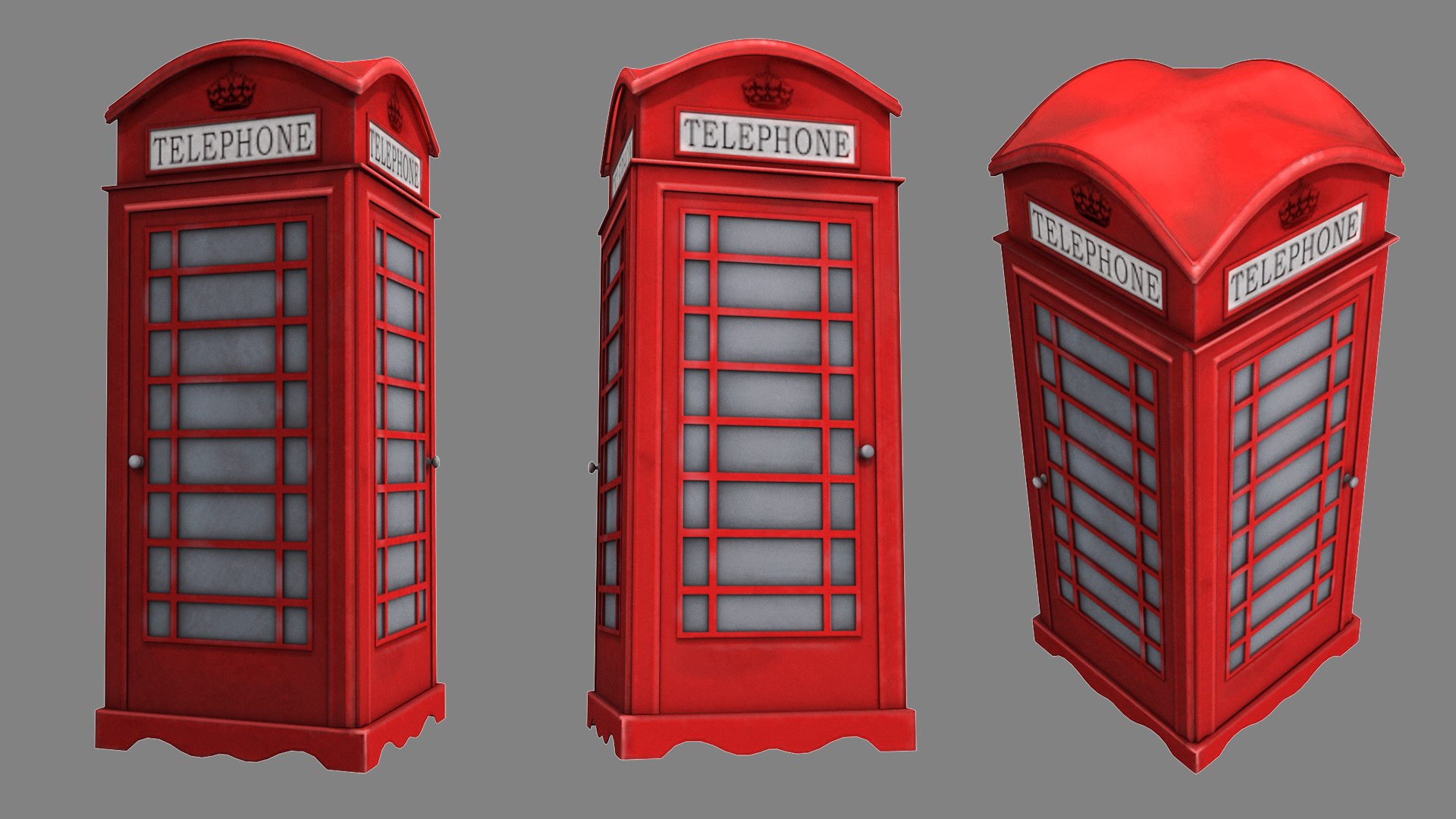 Phone Booth 3D Model - TurboSquid 1866579