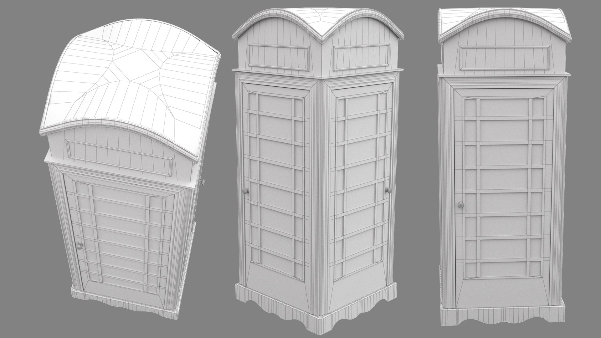 Phone Booth 3D Model - TurboSquid 1866579