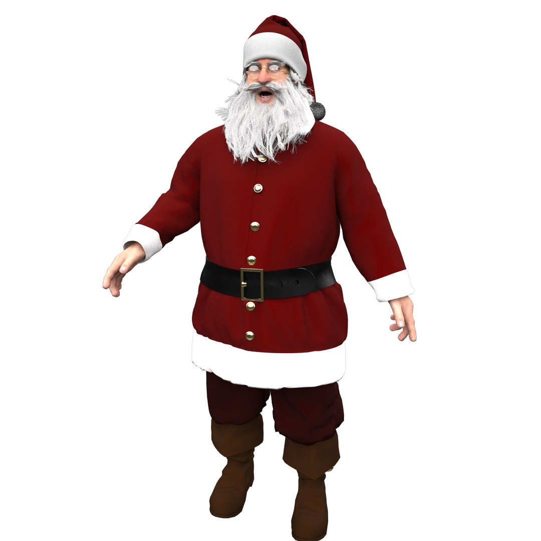 Santa Claus 3D Model - TurboSquid 2328007