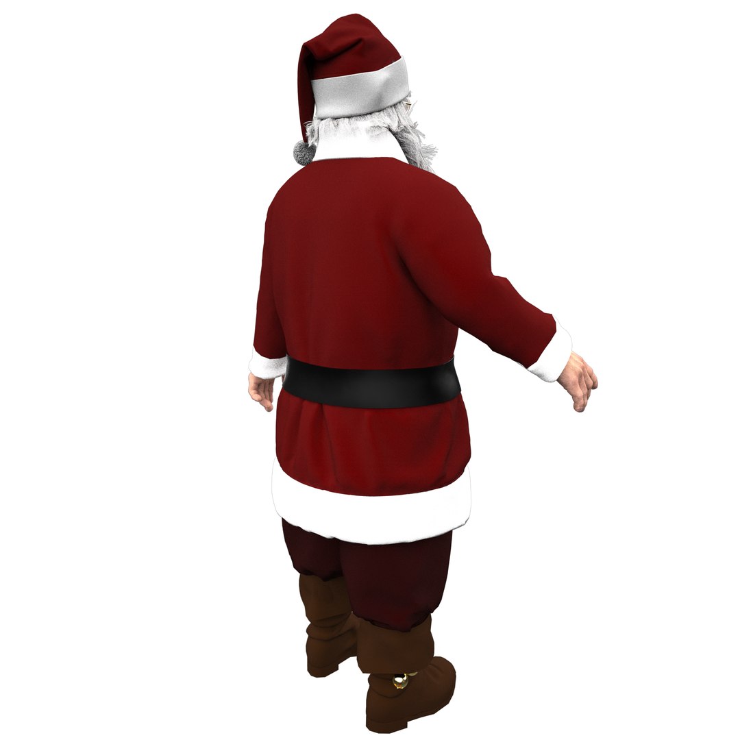 Santa Claus 3D Model - TurboSquid 2328007