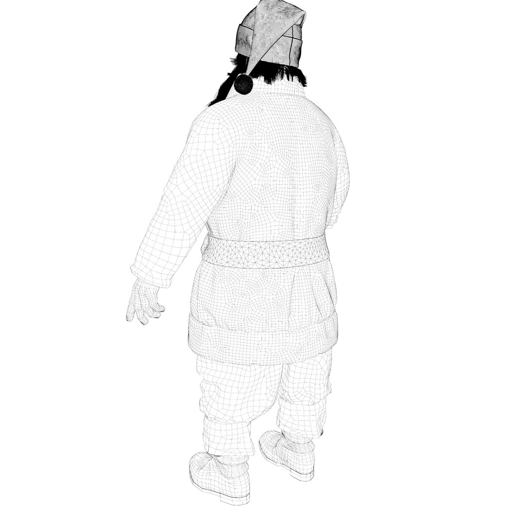 Santa Claus 3D Model - TurboSquid 2328007