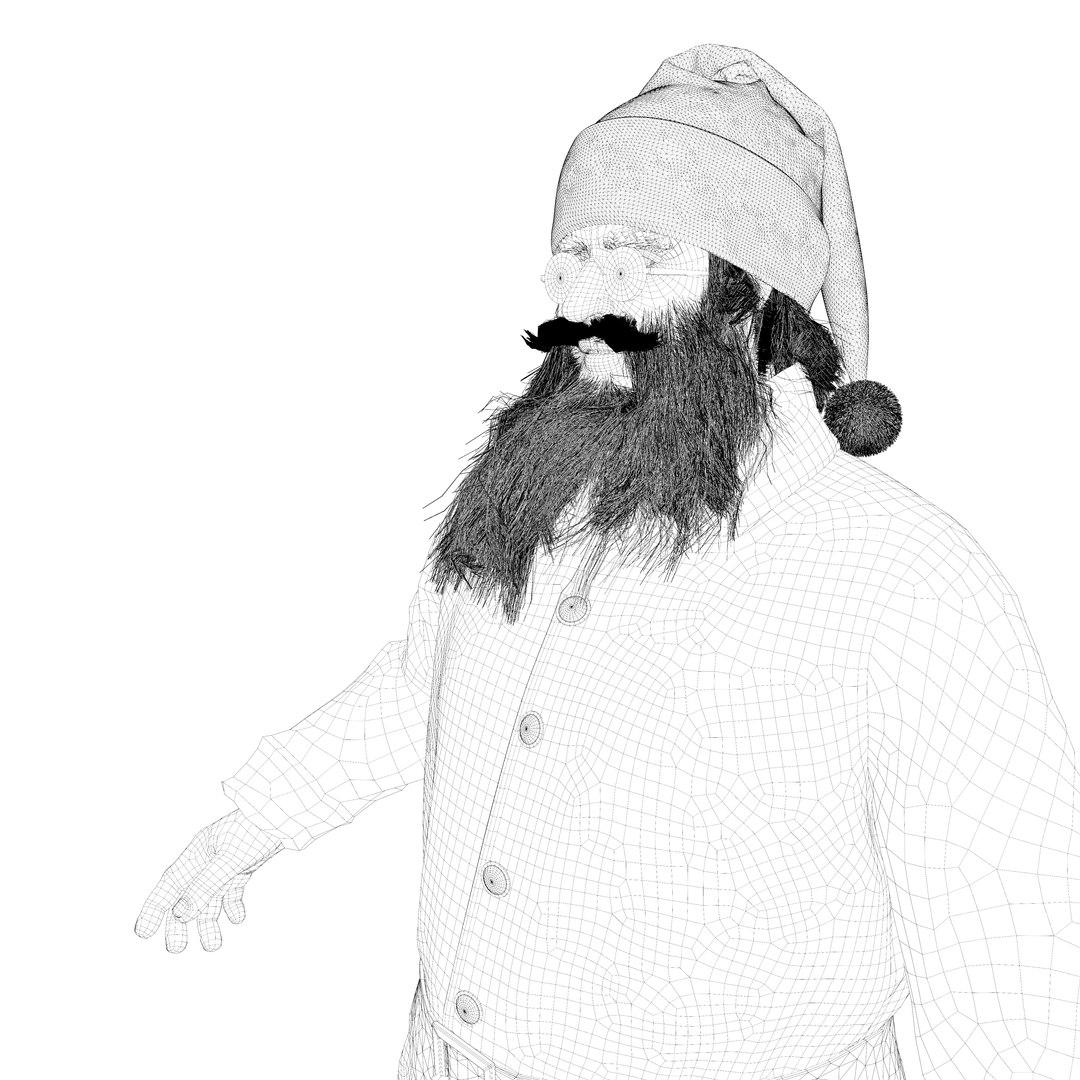Santa Claus 3D Model - TurboSquid 2328007