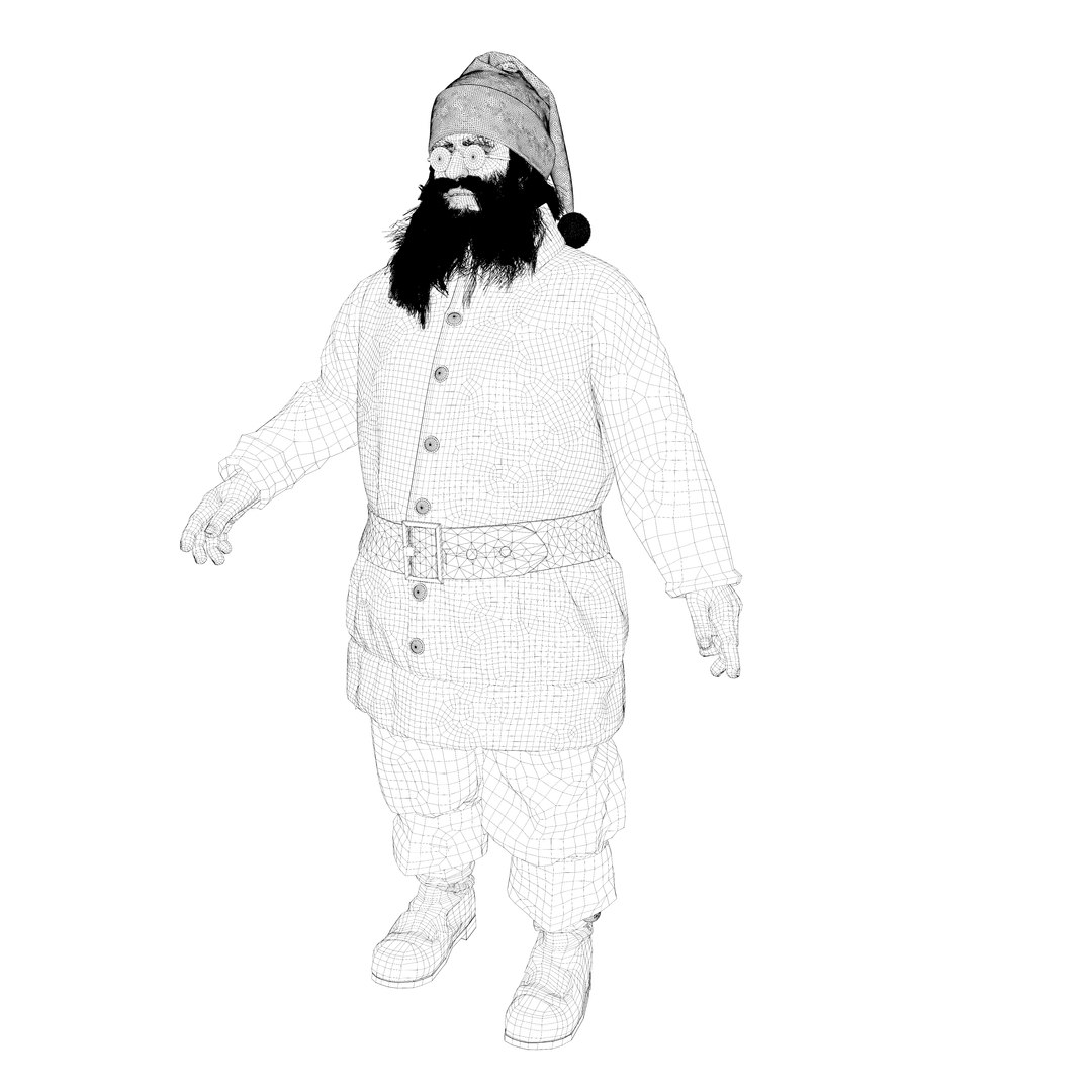Santa Claus 3D Model - TurboSquid 2328007