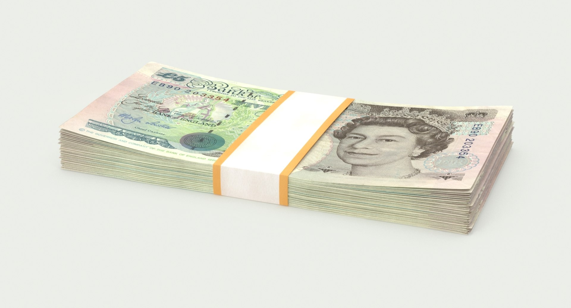 5 pound note pack max
