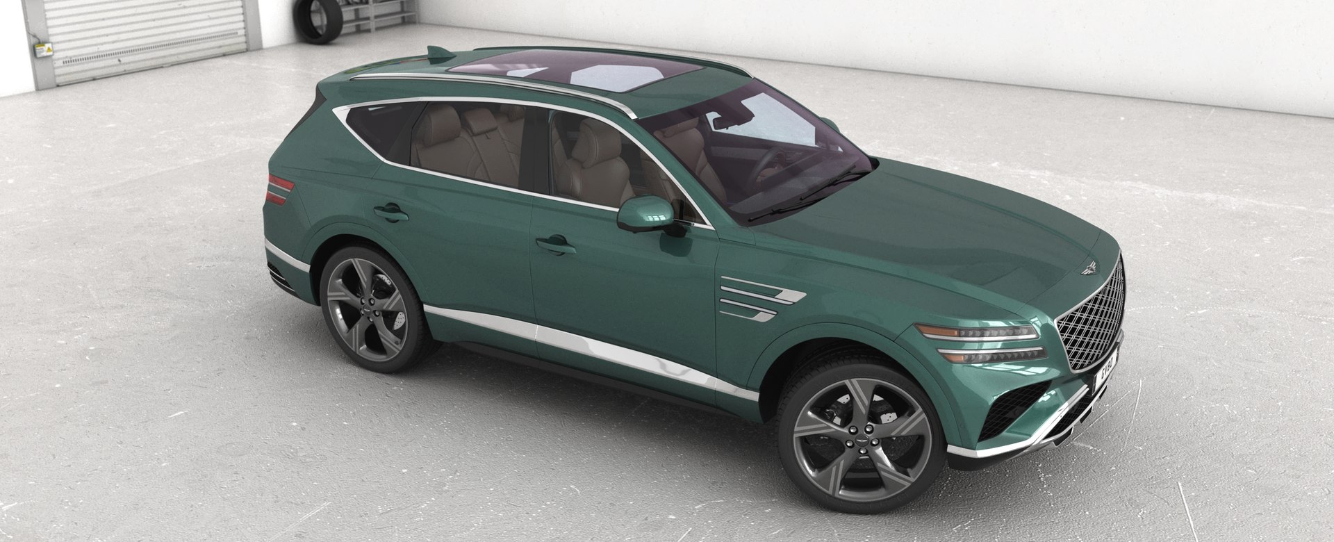 3D Genesis GV80 2024 Opening Doors And Trunk Model - TurboSquid 2240134