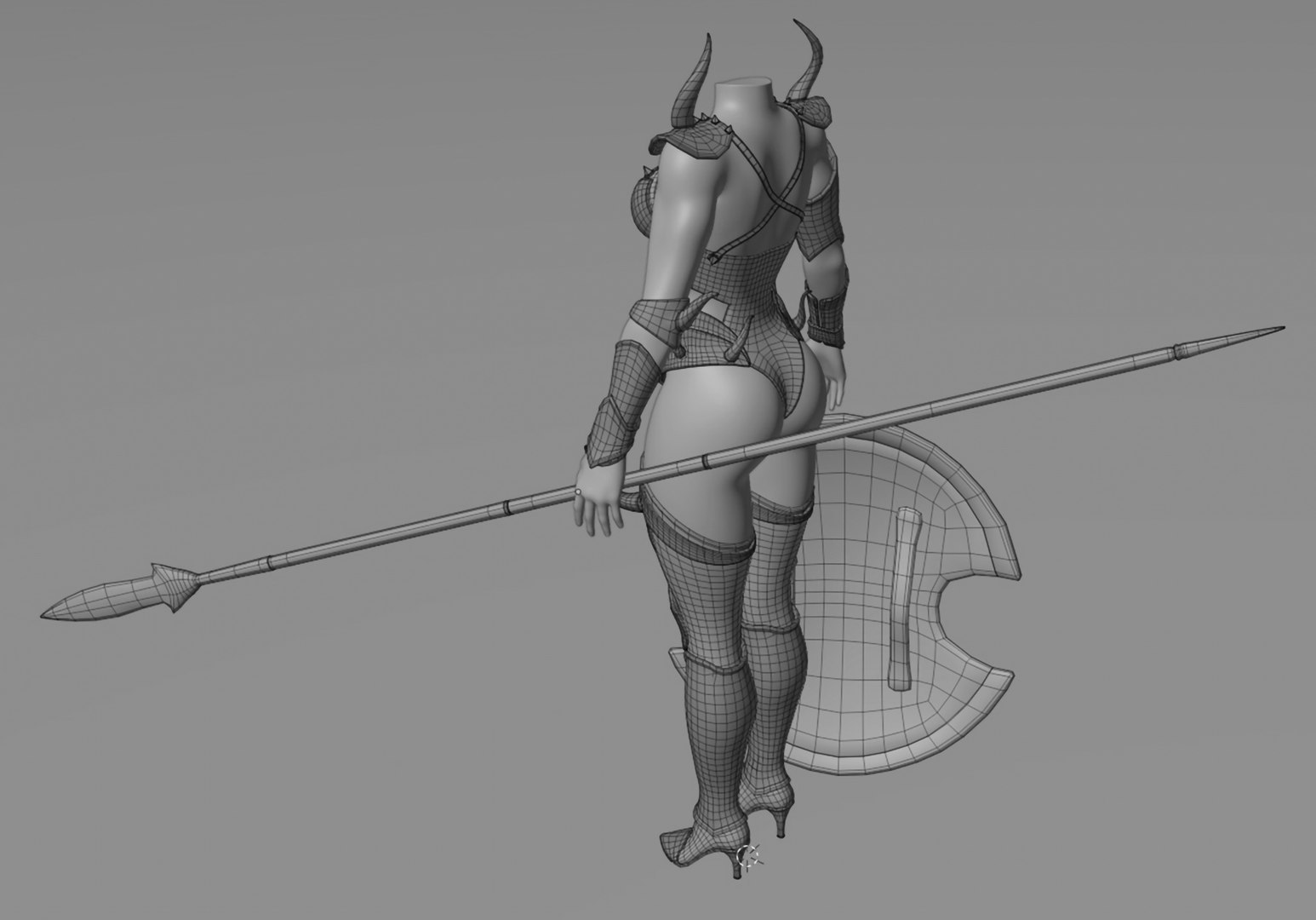 3D Oni Warrior Armor - TurboSquid 2149174