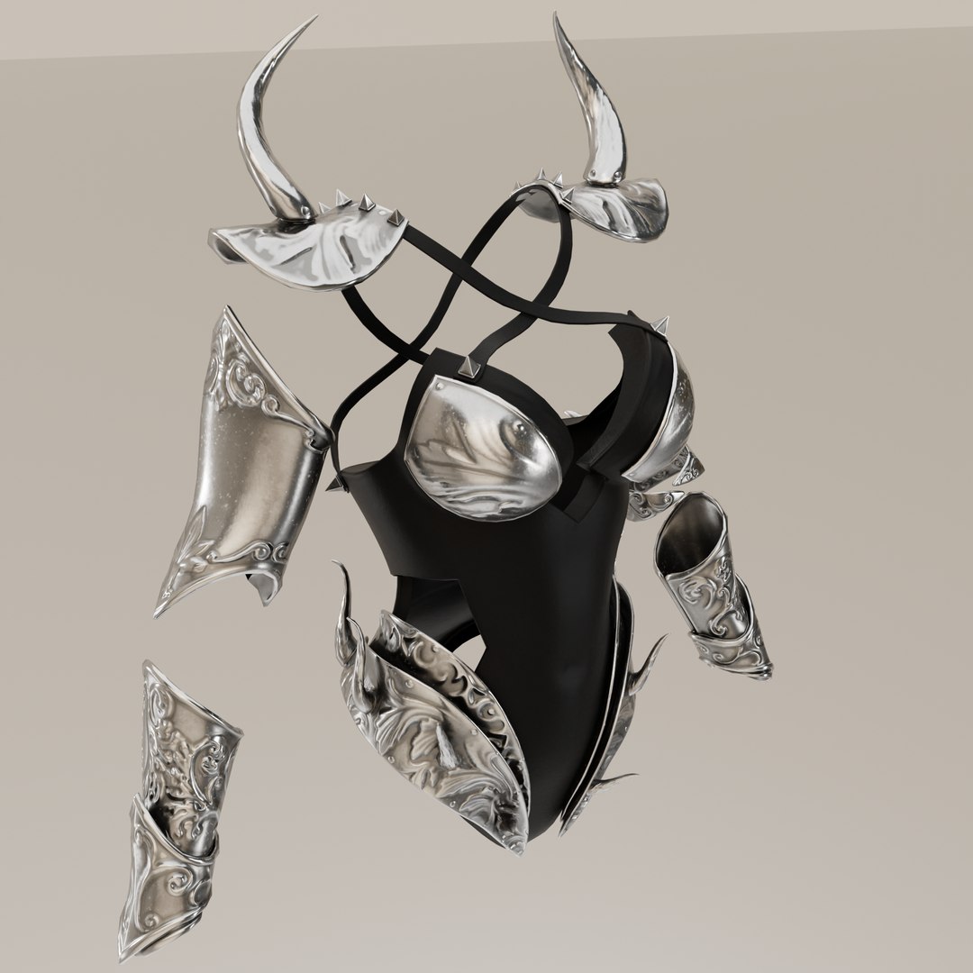 3D Oni Warrior Armor - TurboSquid 2149174