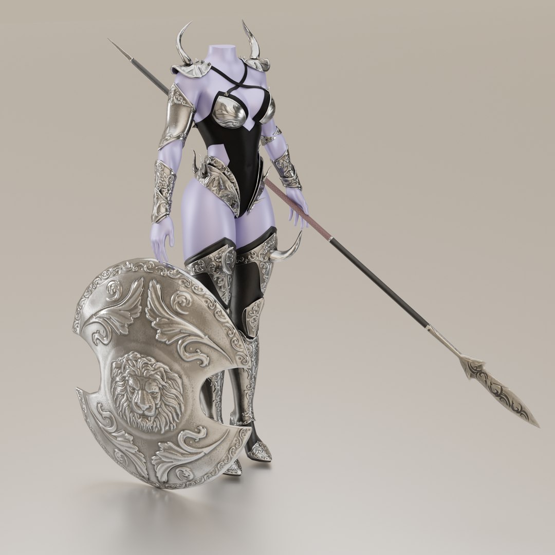 3D Oni Warrior Armor - TurboSquid 2149174