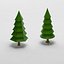 Cartoon Conifer Tree Obj