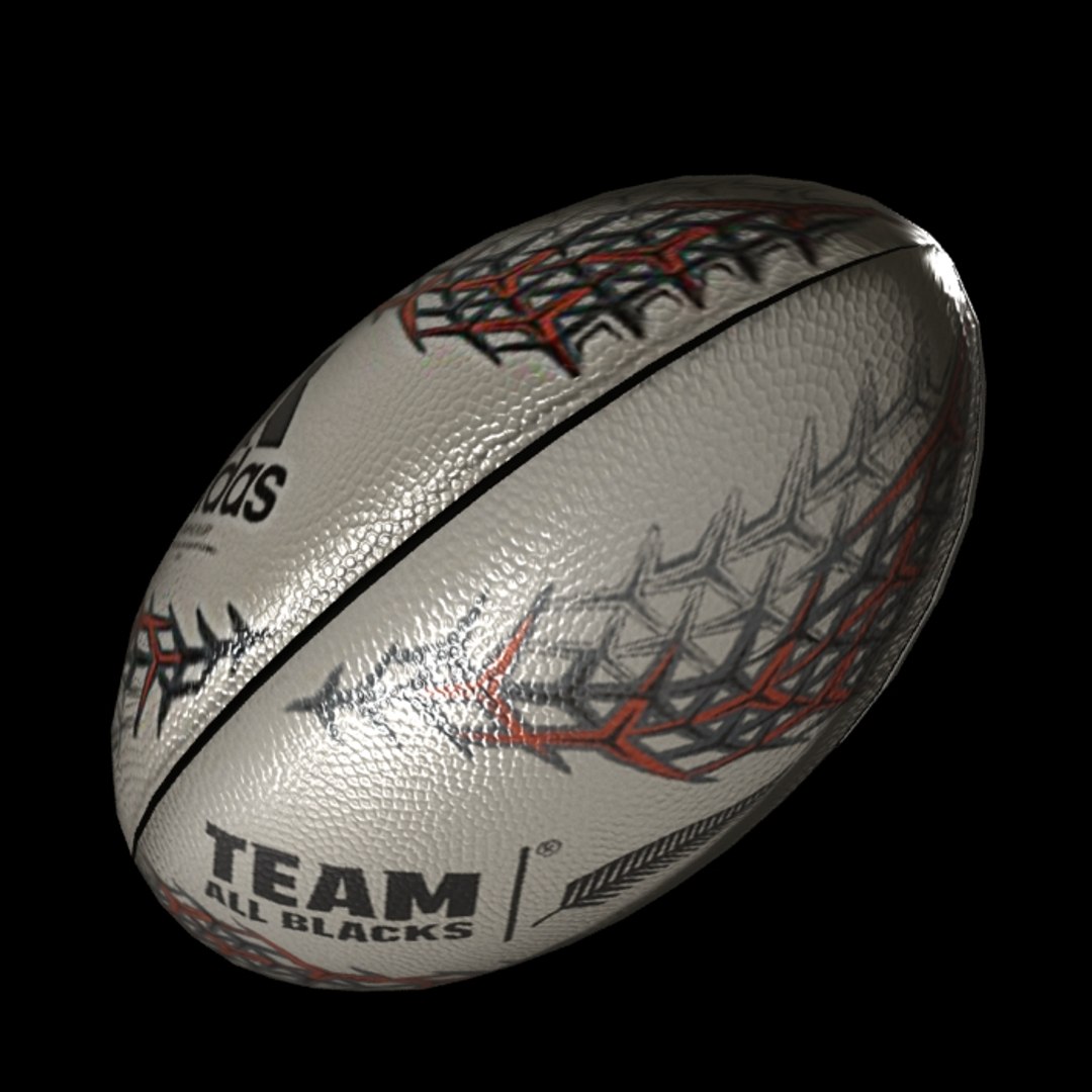 3D Rugby Ball Blacks Model - TurboSquid 1197996
