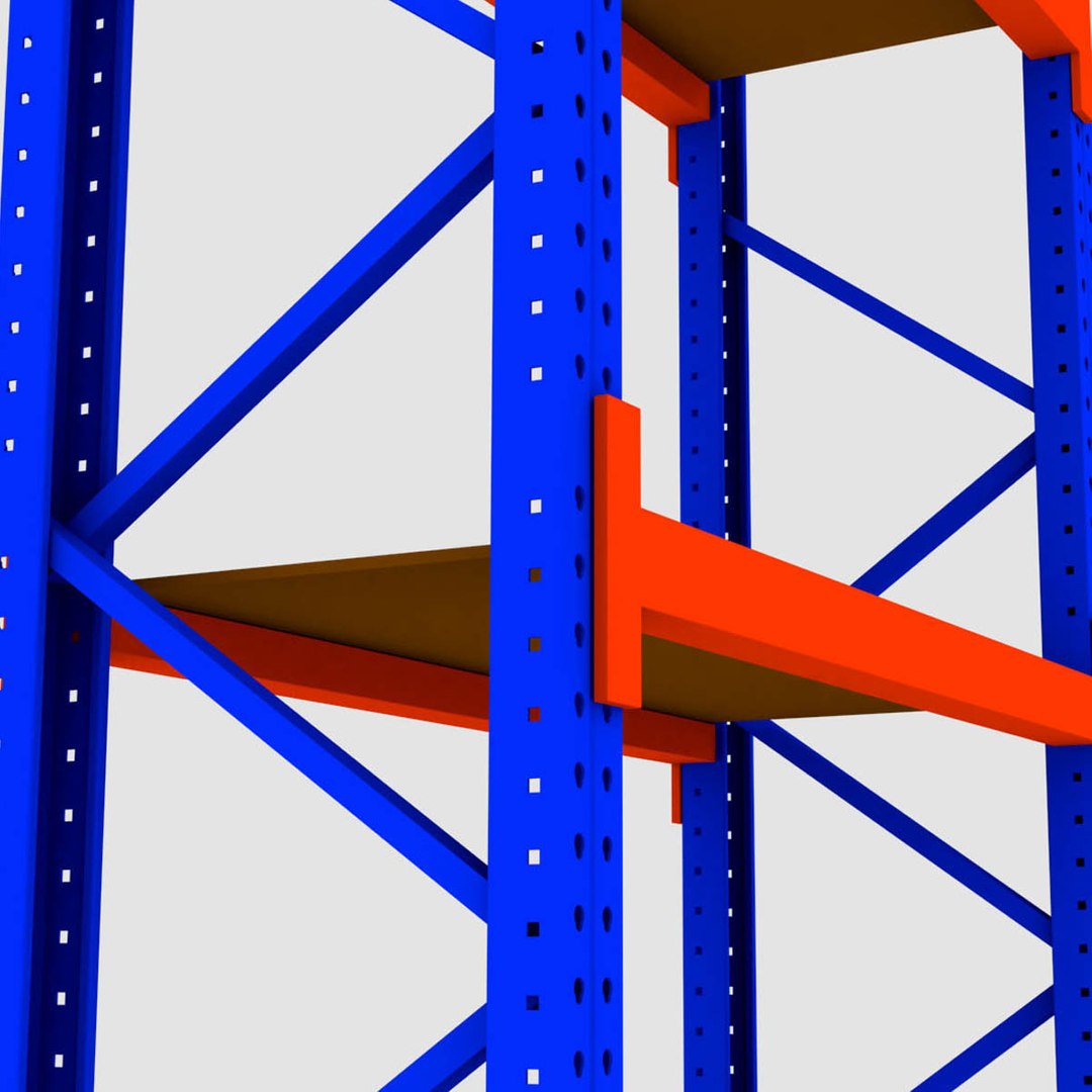 3d Model Pallet Rack