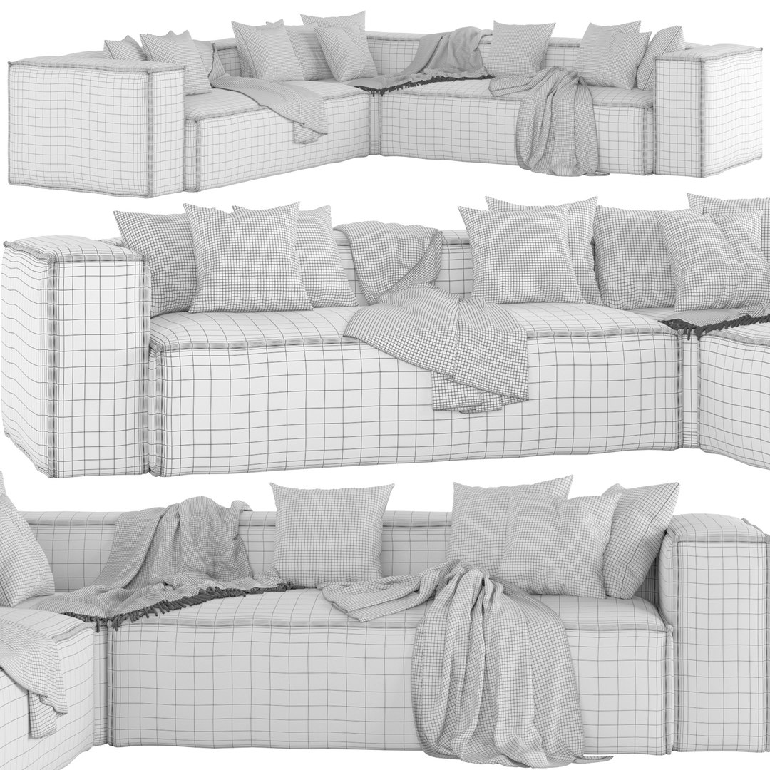 Sofa Blok 3D Model - TurboSquid 1945845