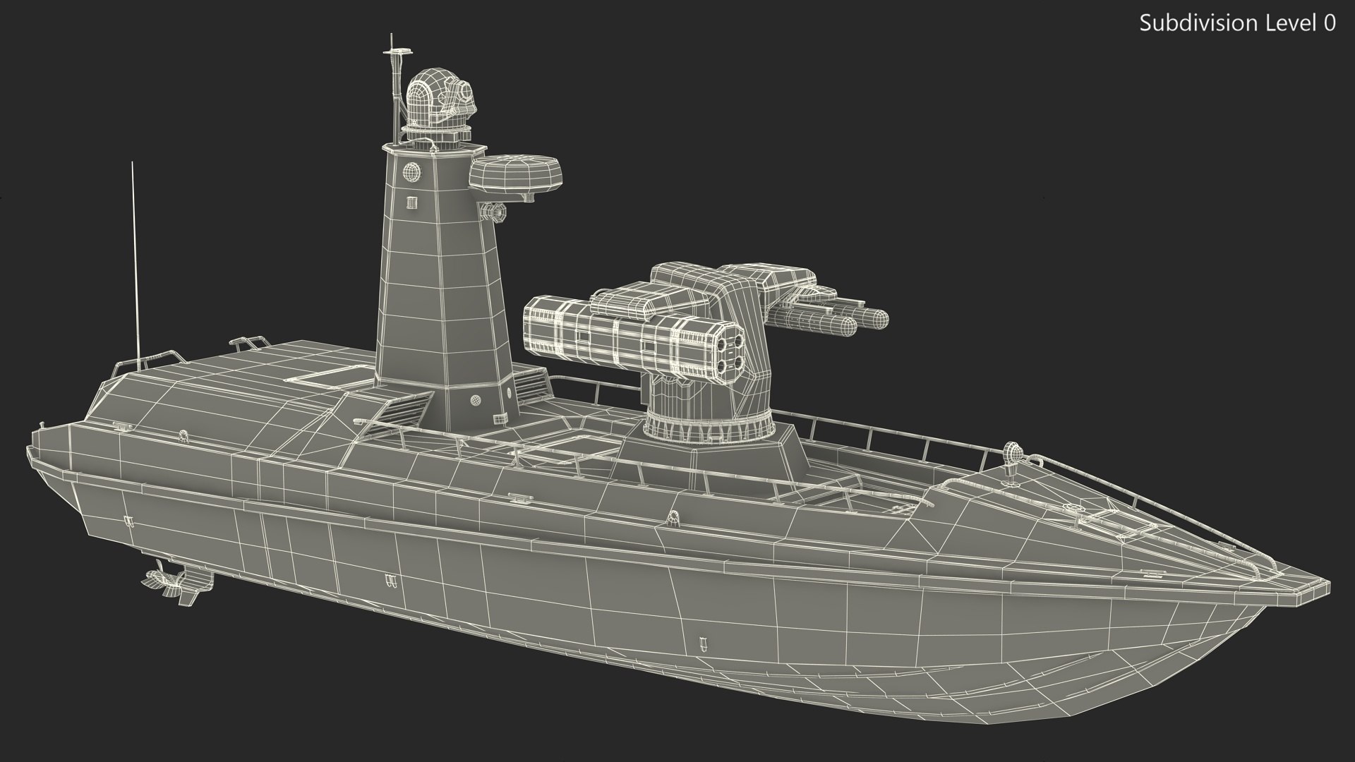 ULAQ Unmanned Patrol Vessel 3D Model - TurboSquid 2195775
