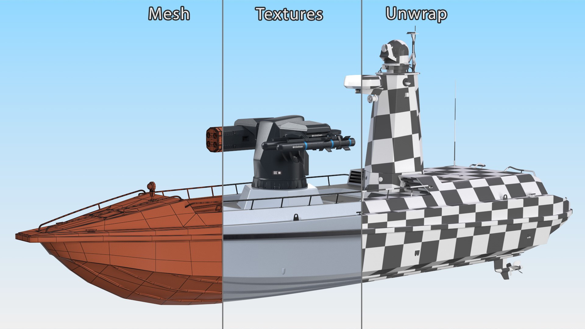 ULAQ Unmanned Patrol Vessel 3D Model - TurboSquid 2195775