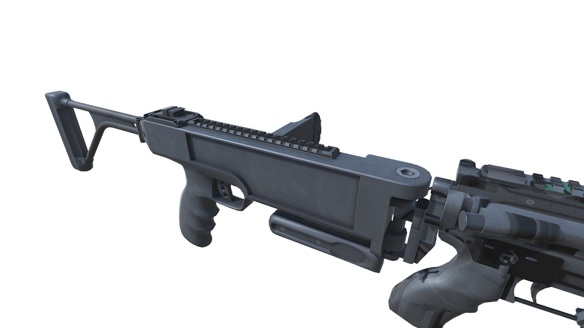 38-Corner Shot Gilboa-gun Model 3d Game Ready Model Low-poly 3D Model ...