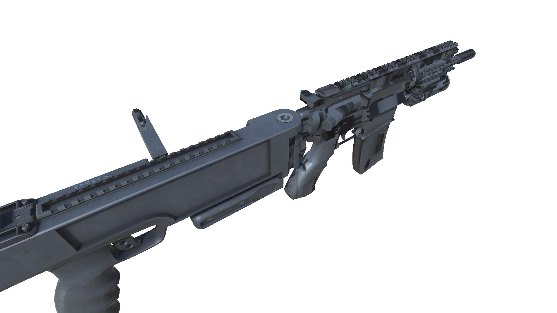 38-Corner Shot Gilboa-gun Model 3d Game Ready Model Low-poly 3D Model ...